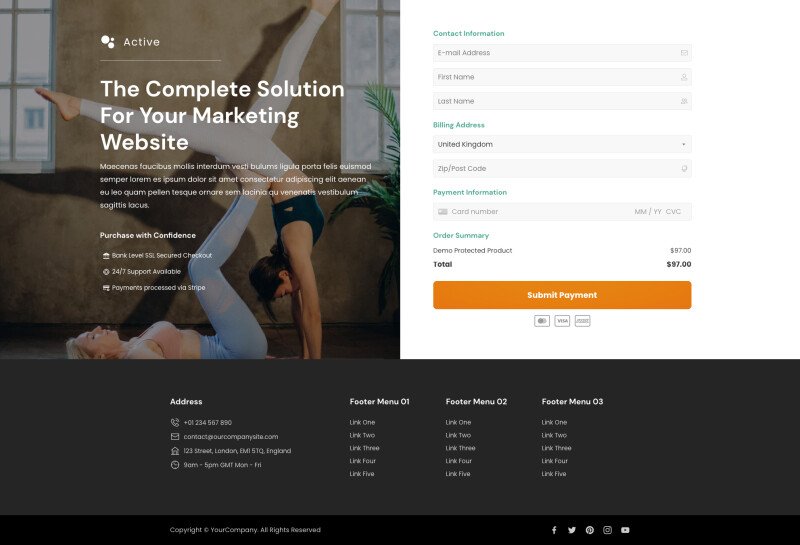 Checkout Page – TRANSFORMACIÓN COMPLETA Y PERSONALIZADA - Jeimy Active Mom